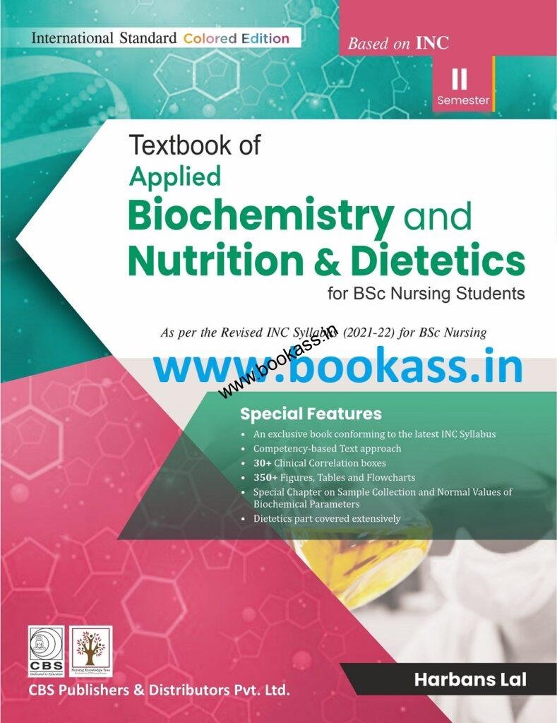 Textbook of Applied Biochemistry and Nutrition & Dietetics By Harbans ...