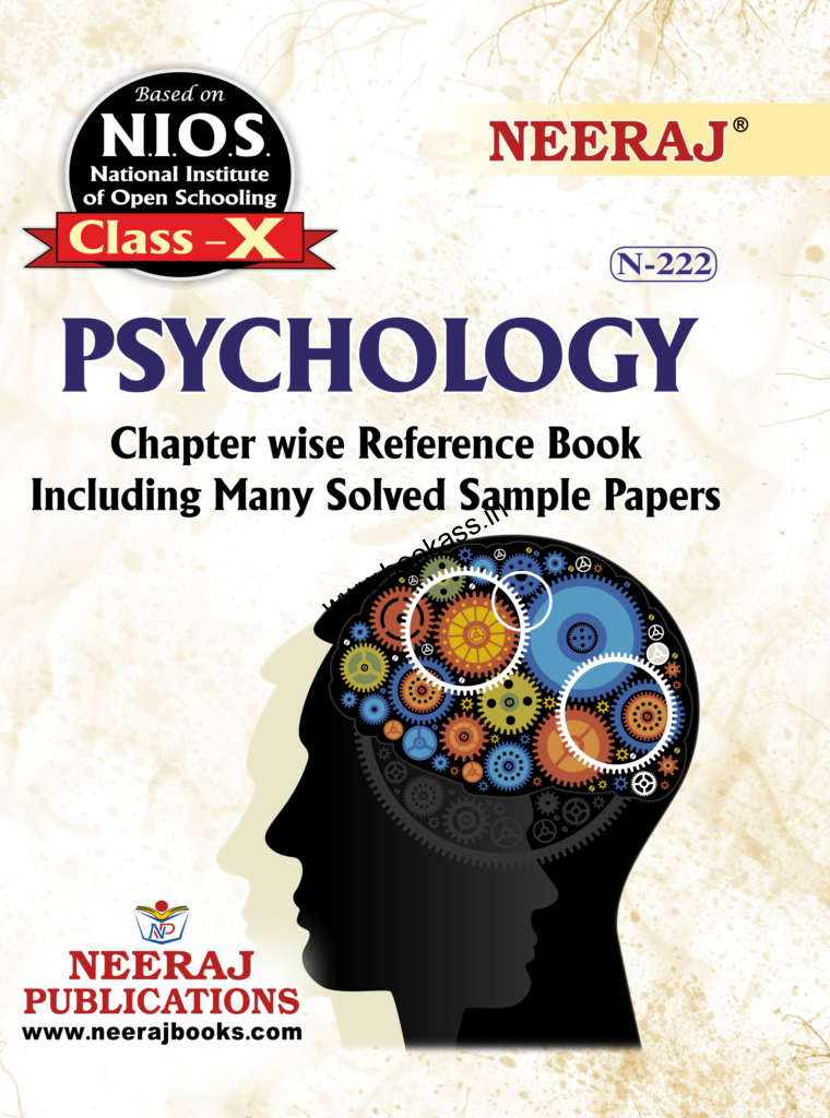 NIOS Psychology Guide For Class 10th (N-222) 2024 | Open Board | Neeraj Publishers - Bharatiyam ...