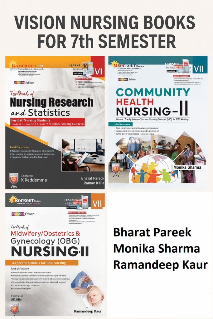 Vision Textbook of Nursing Books For 7th Semester | VHS - Bharatiyam Store