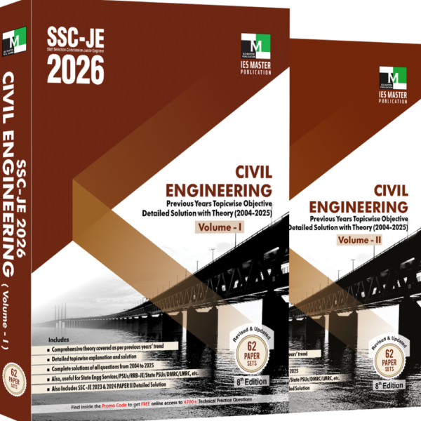 SSC JE 2026 Civil Engineering PYQs Volume 1 & 2 | IES Master ...
